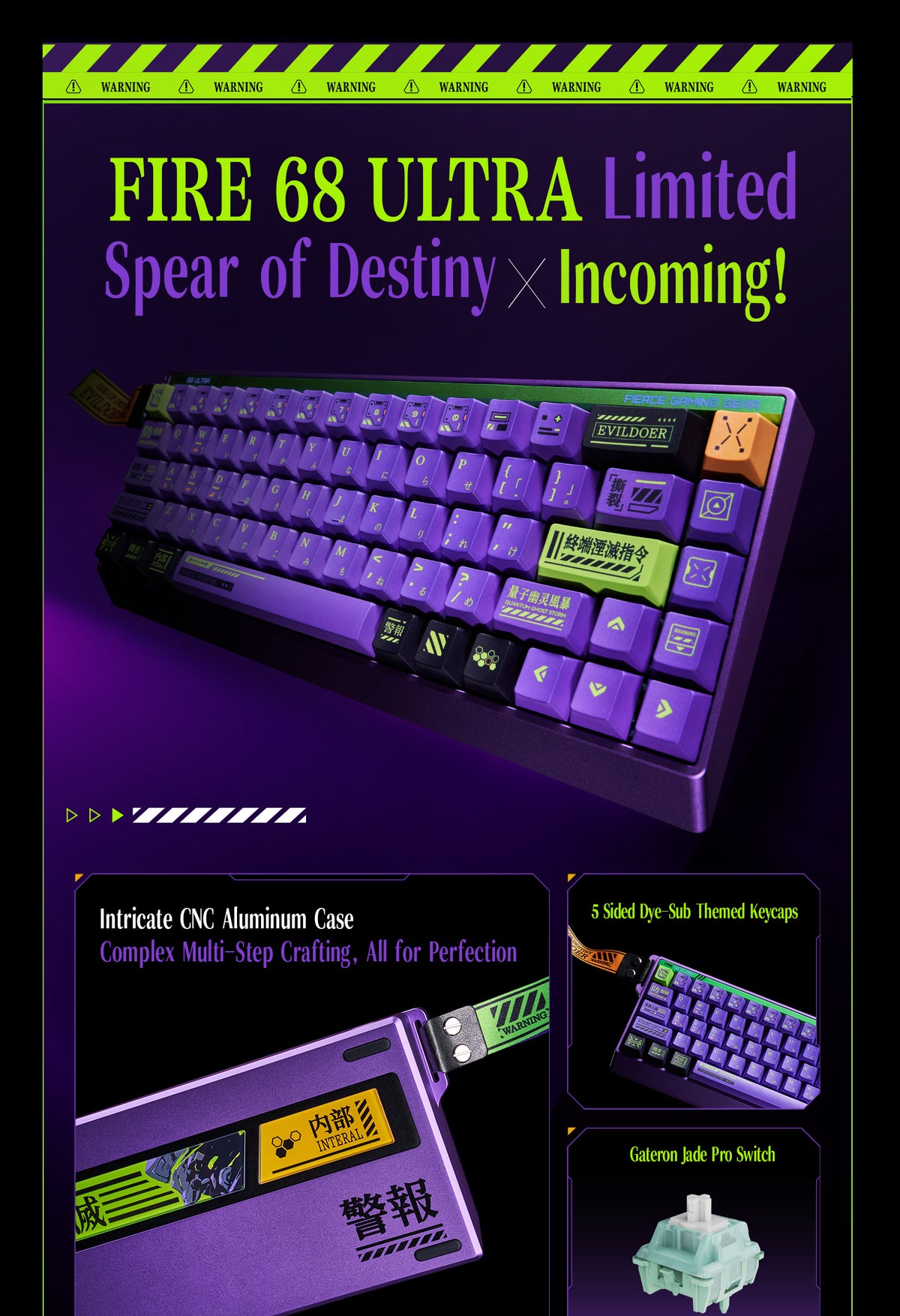 MADLIONS FIRE68 Ultra Hall Effect Keyboard