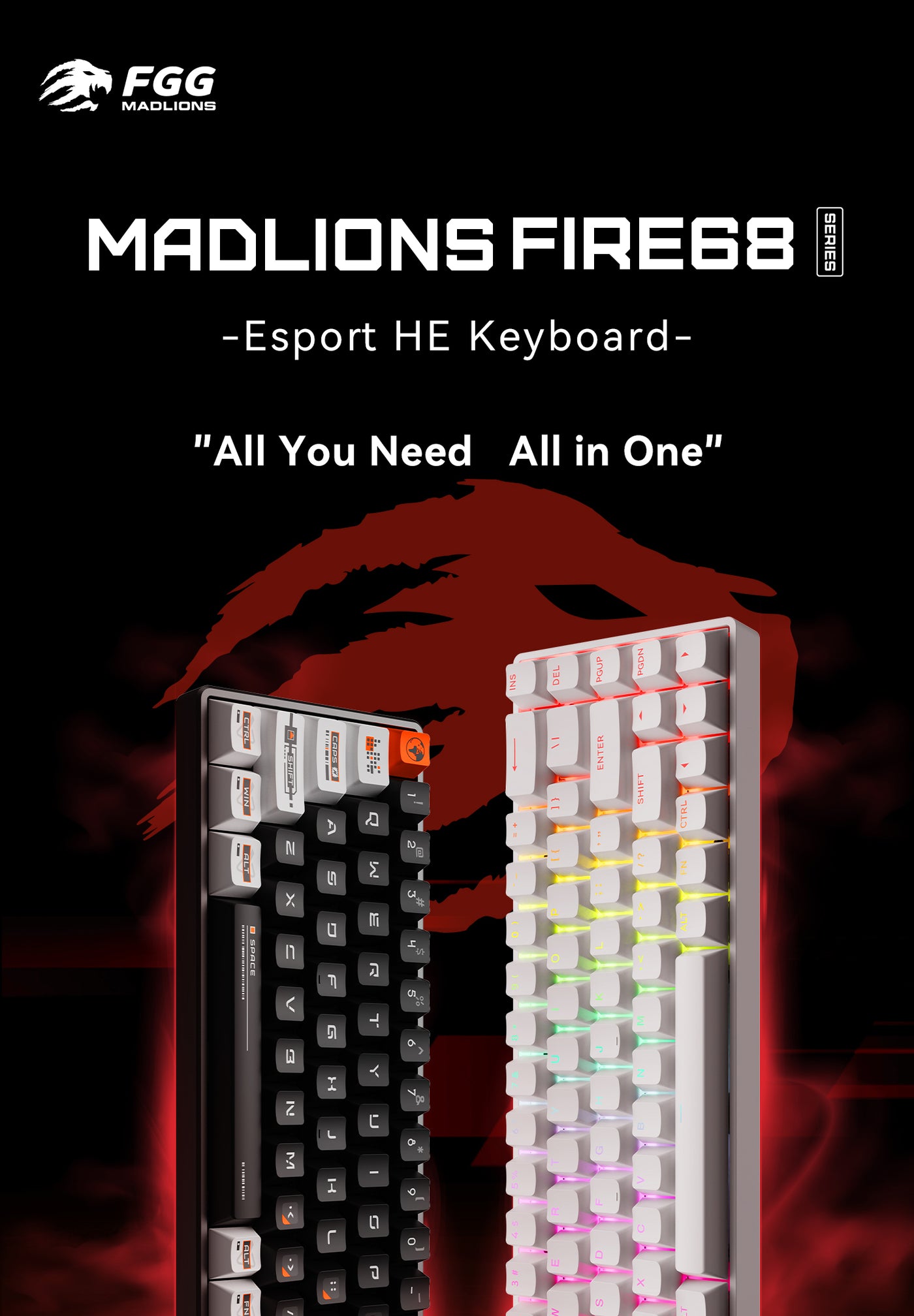 MADLIONS FIRE68&68PRO Hall Effect Keyboard