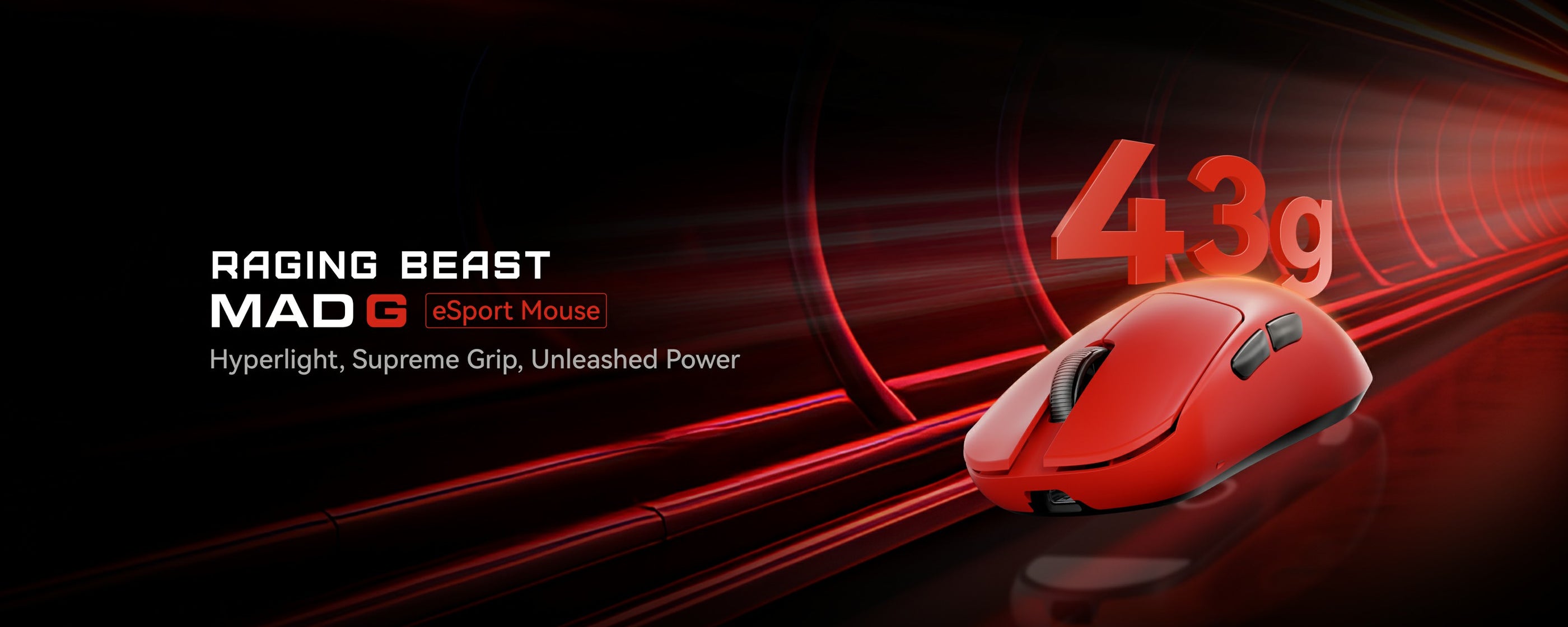 MADLIONS MAD G Series Lightweight Wireless Mouse